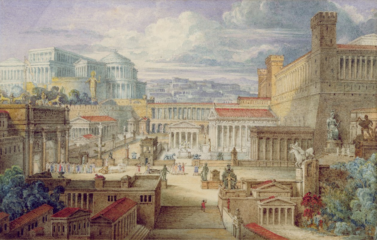 A Scene in Ancient Rome, A Setting for Titus Andronicus, Act I, Scene 3